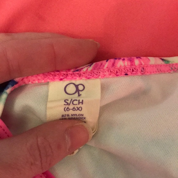 OP | Swim | Op Girls Triangle Tip Bikini With Floral Print | Poshmark